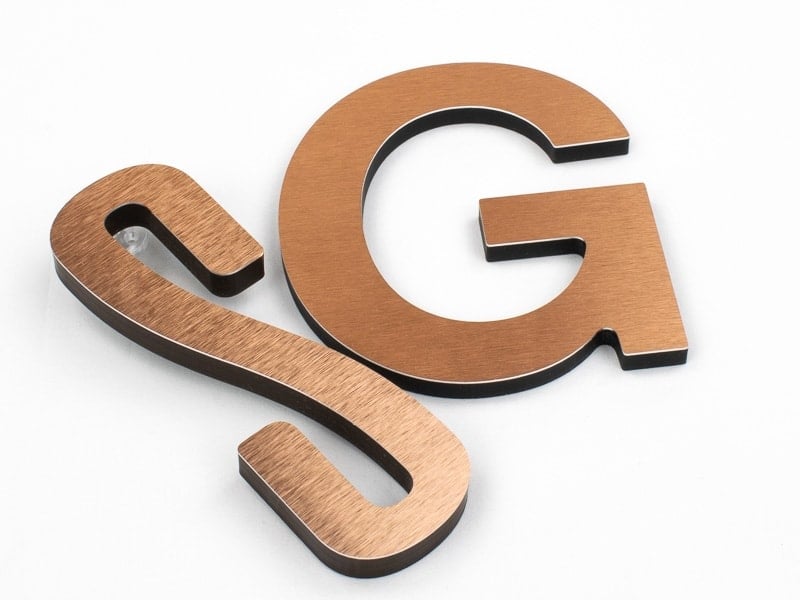 Metal Faced Acrylic - Letters and Signs