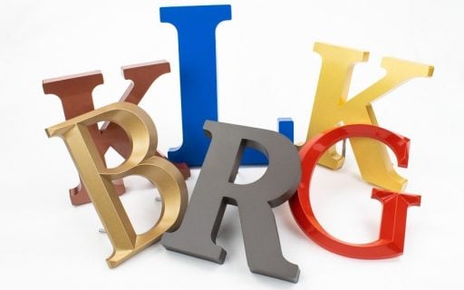 Plastic Letters - Plastic 3D Letters for Indoor & Outdoor Buildings
