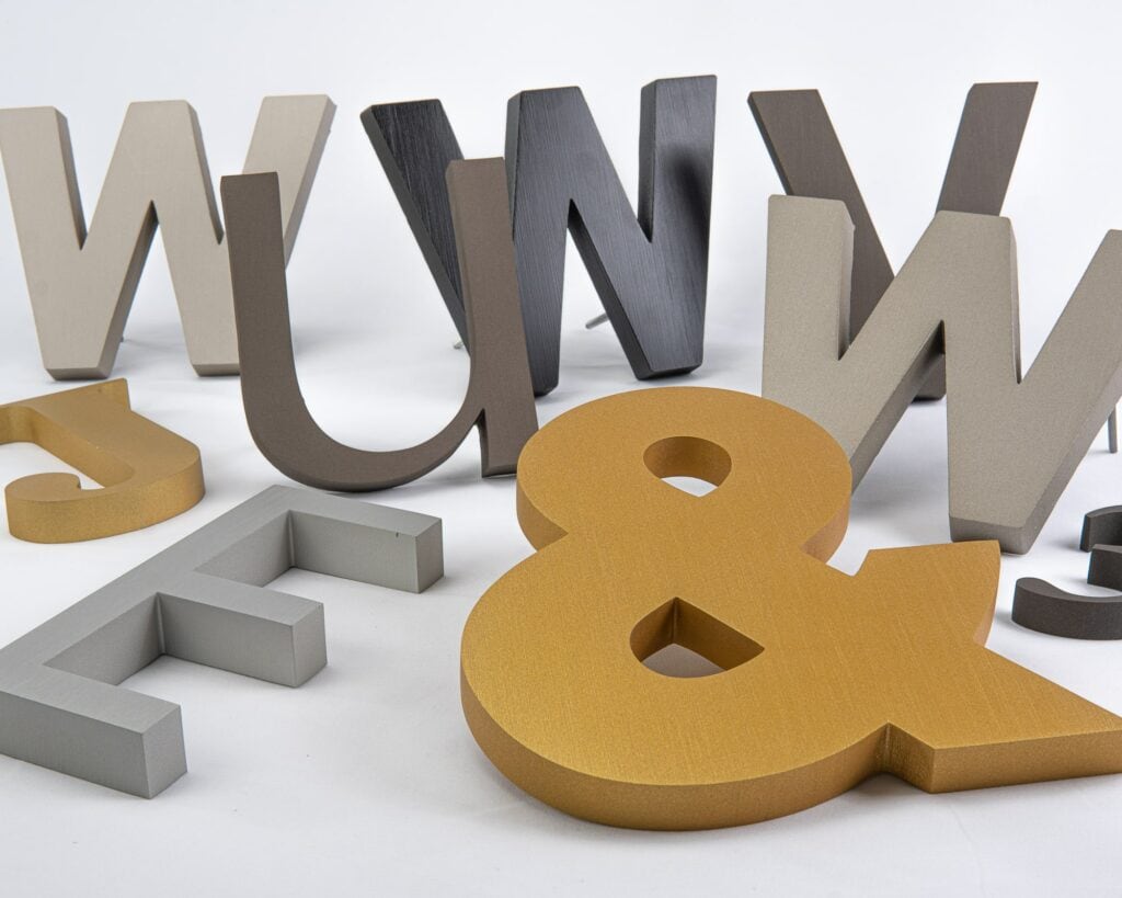 Cast Aluminum - Letters and Signs