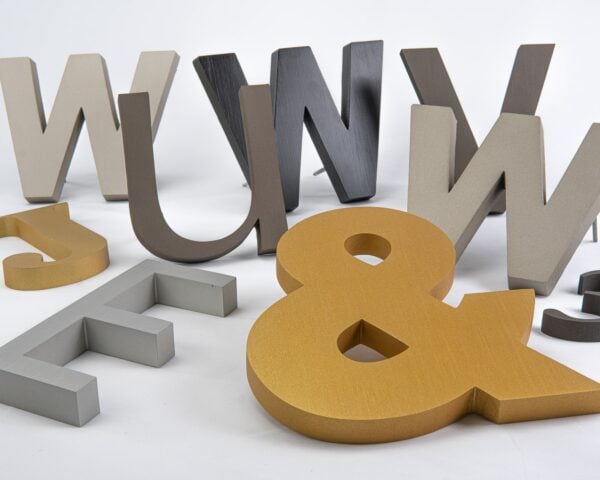 Cast Aluminum - Letters and Signs