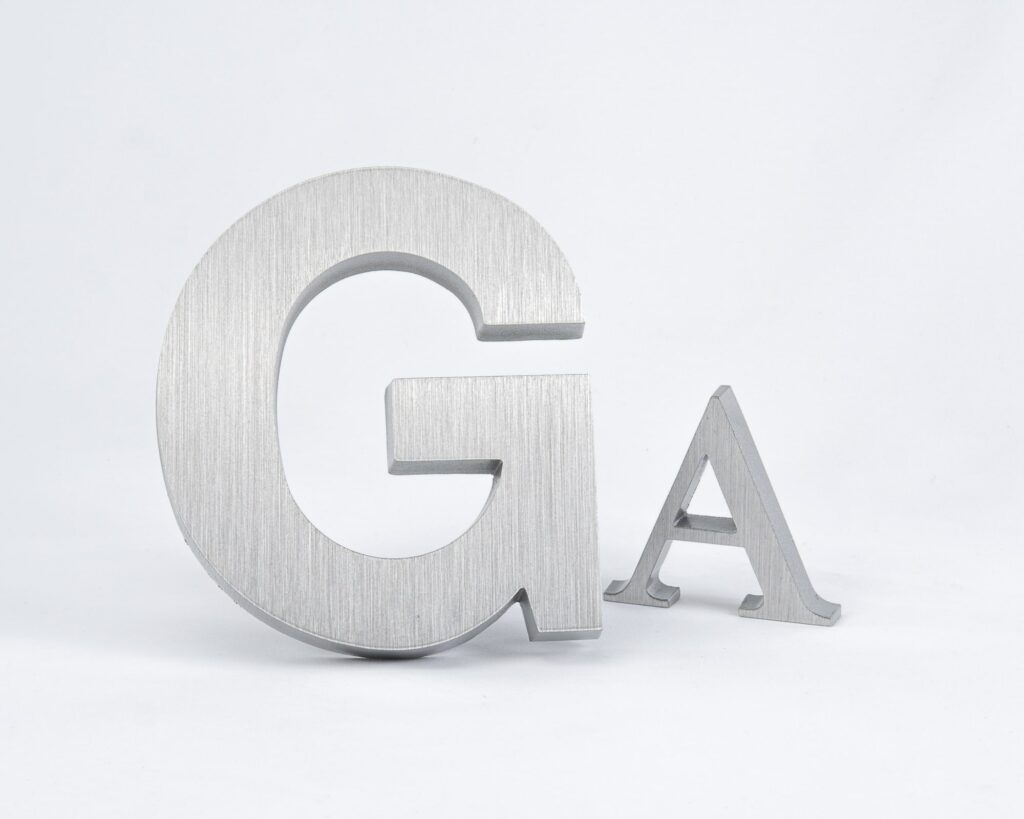 Cast Aluminum - Letters and Signs