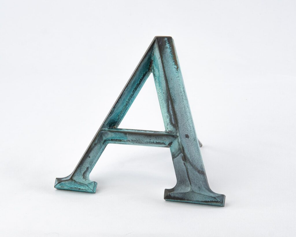 Prismatic Bronze - Letters and Signs