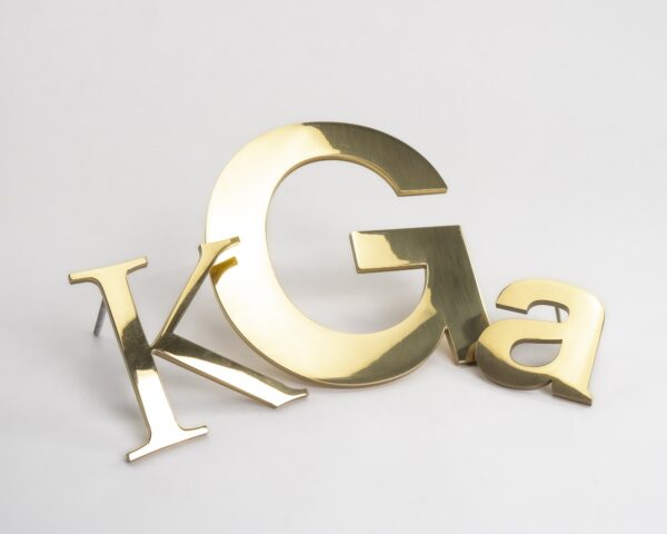 Solid Brass - Letters and Signs