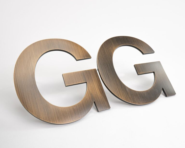 Solid Bronze - Letters and Signs