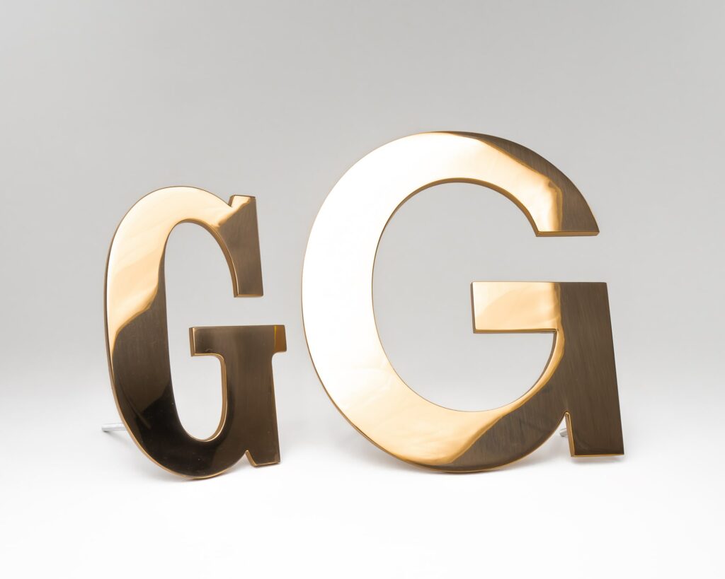Solid Bronze - Letters and Signs