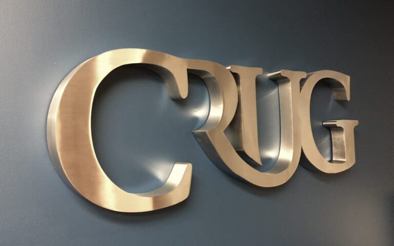 Stainless Steel Letters & Signs - Brushed, Corten Rust, or Polished
