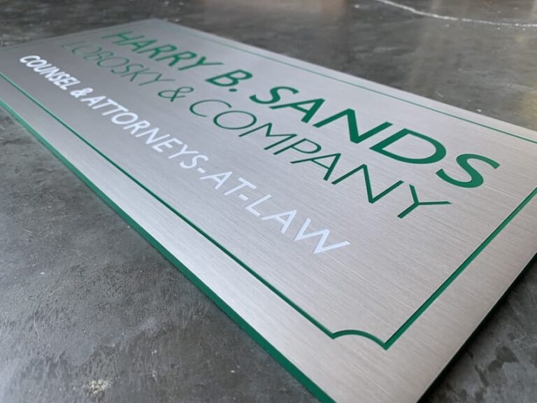 Metal Plaques - Cast or Etched Bronze, Aluminum & Brass