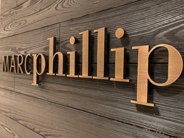 Bronze Letters & Signs - Brushed, Oil Rubbed or Mirror Polished